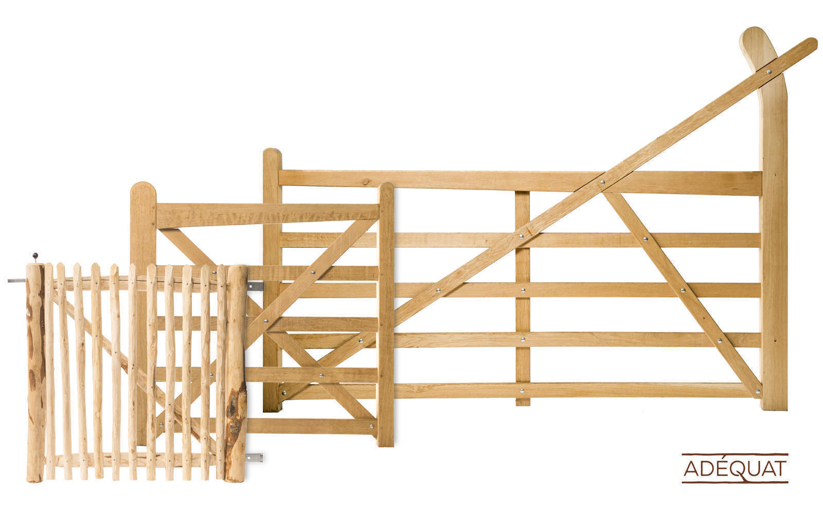 Portails - Qualité au meilleur prix ! En stock - Adéquat châtaignier ...