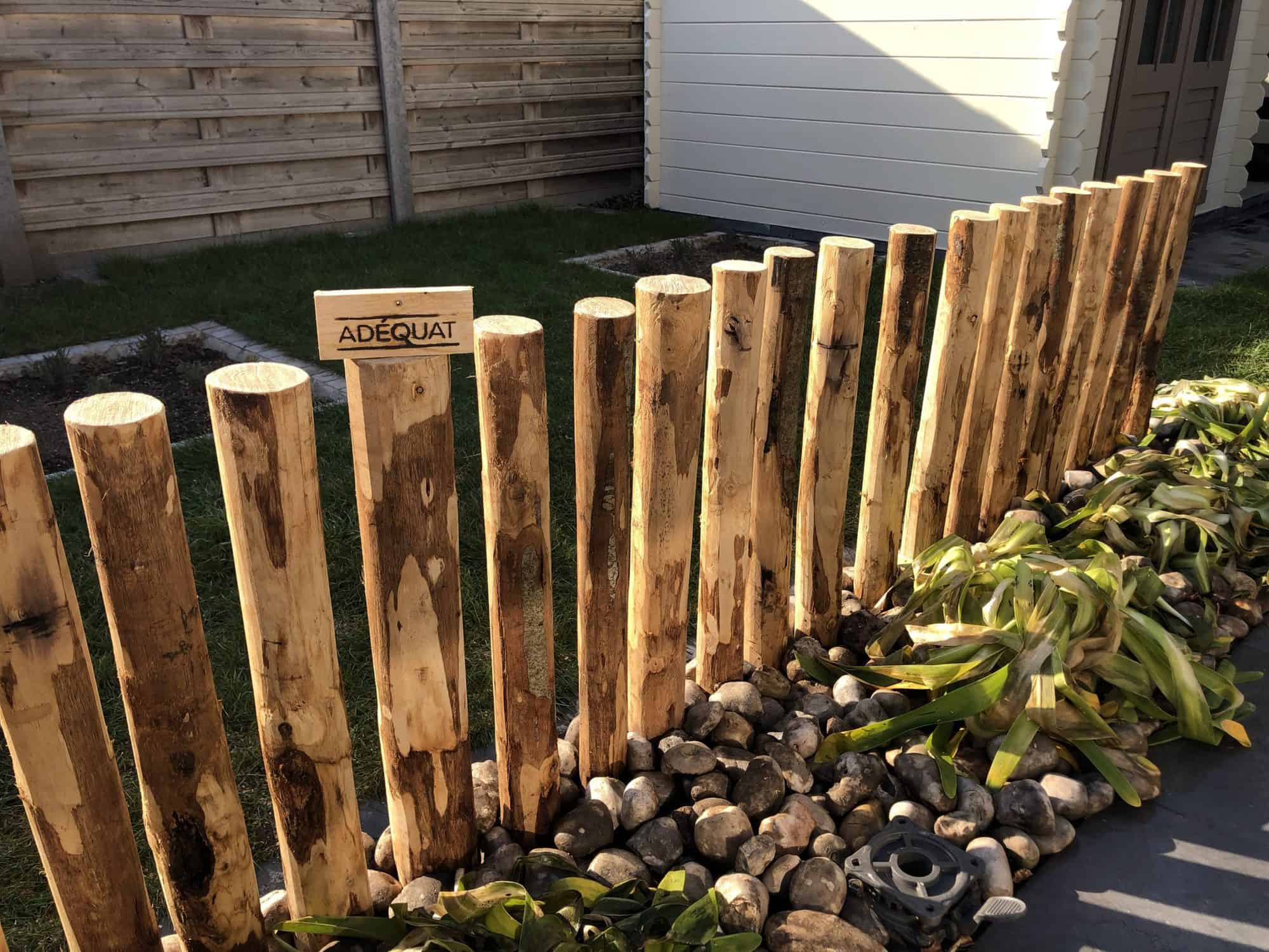 Kastanje paal Ø 7/9 cm te koop in verschillende lengtematen - Adéquat